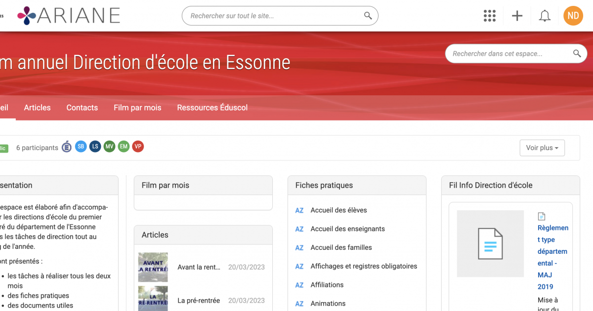 Ressources numériques 91 - L'actualité du Groupe Numérique 91